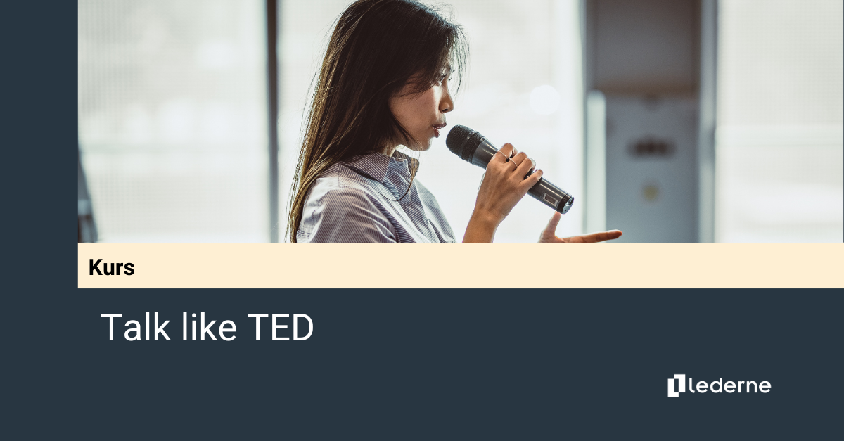 Talk like TED